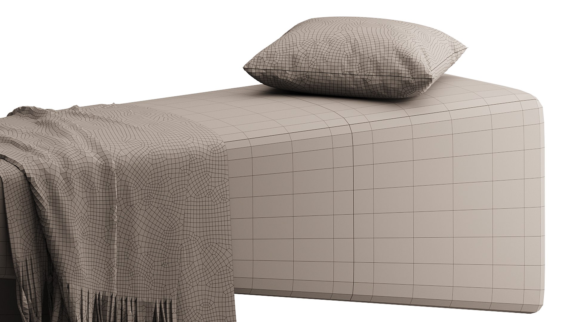 3D Block Bench - TurboSquid 2326804