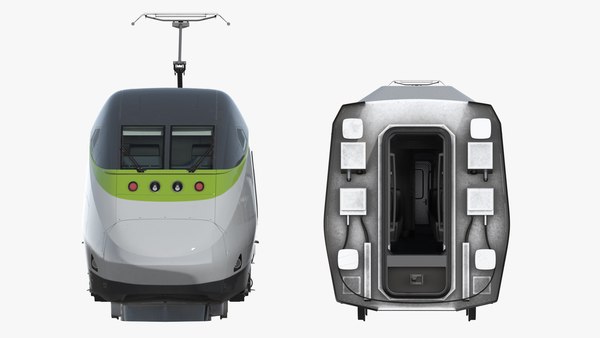 Express train generic rigged 3D model - TurboSquid 1444186