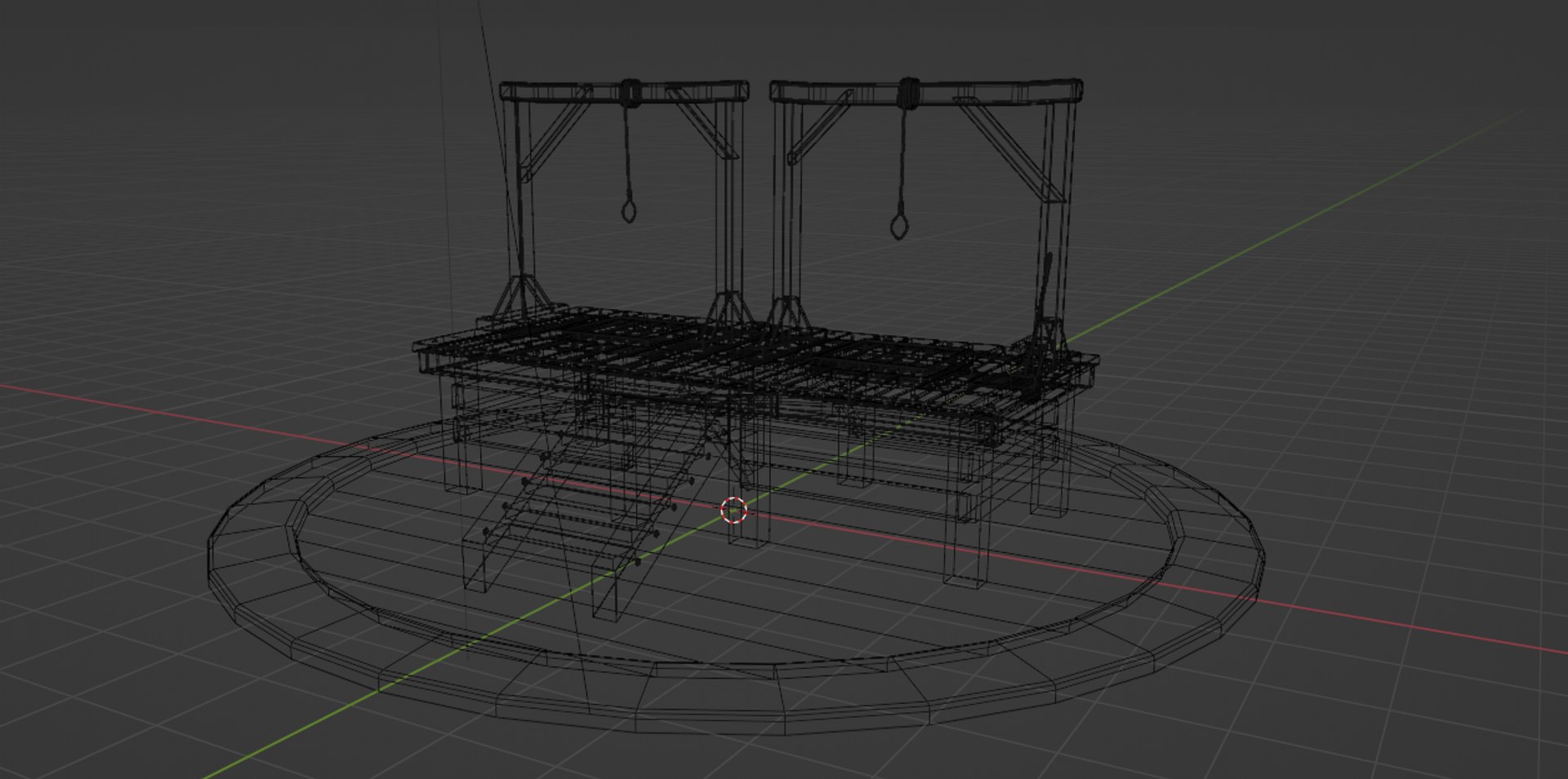 3D Animated PBR Medieval Gallows - TurboSquid 1855770