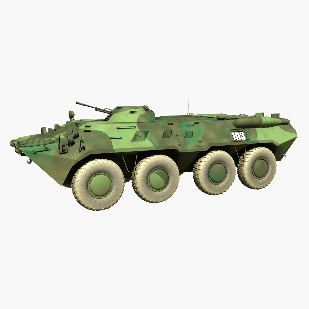 3d Btr-80 Armoured Personnel
