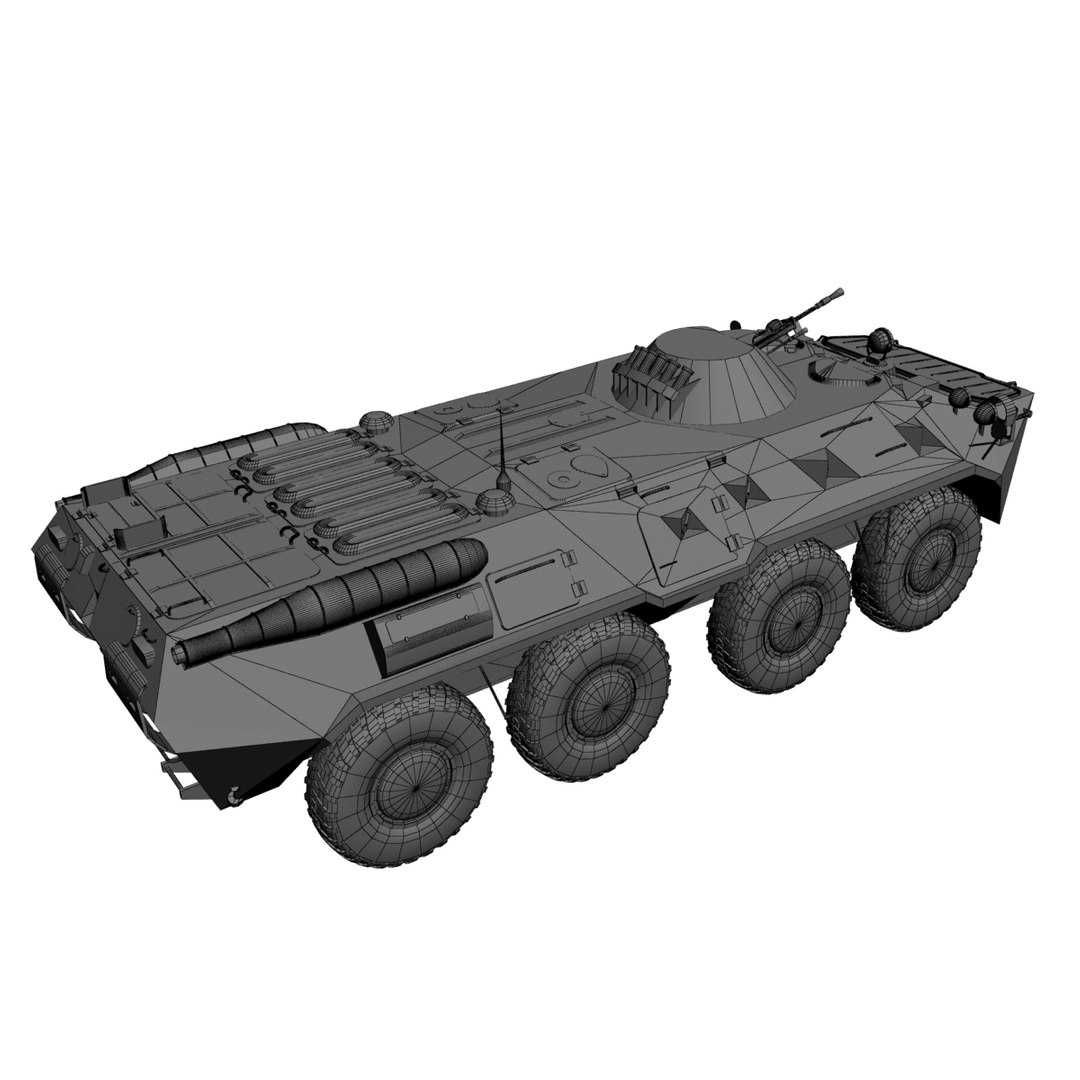 3d Btr-80 Armoured Personnel