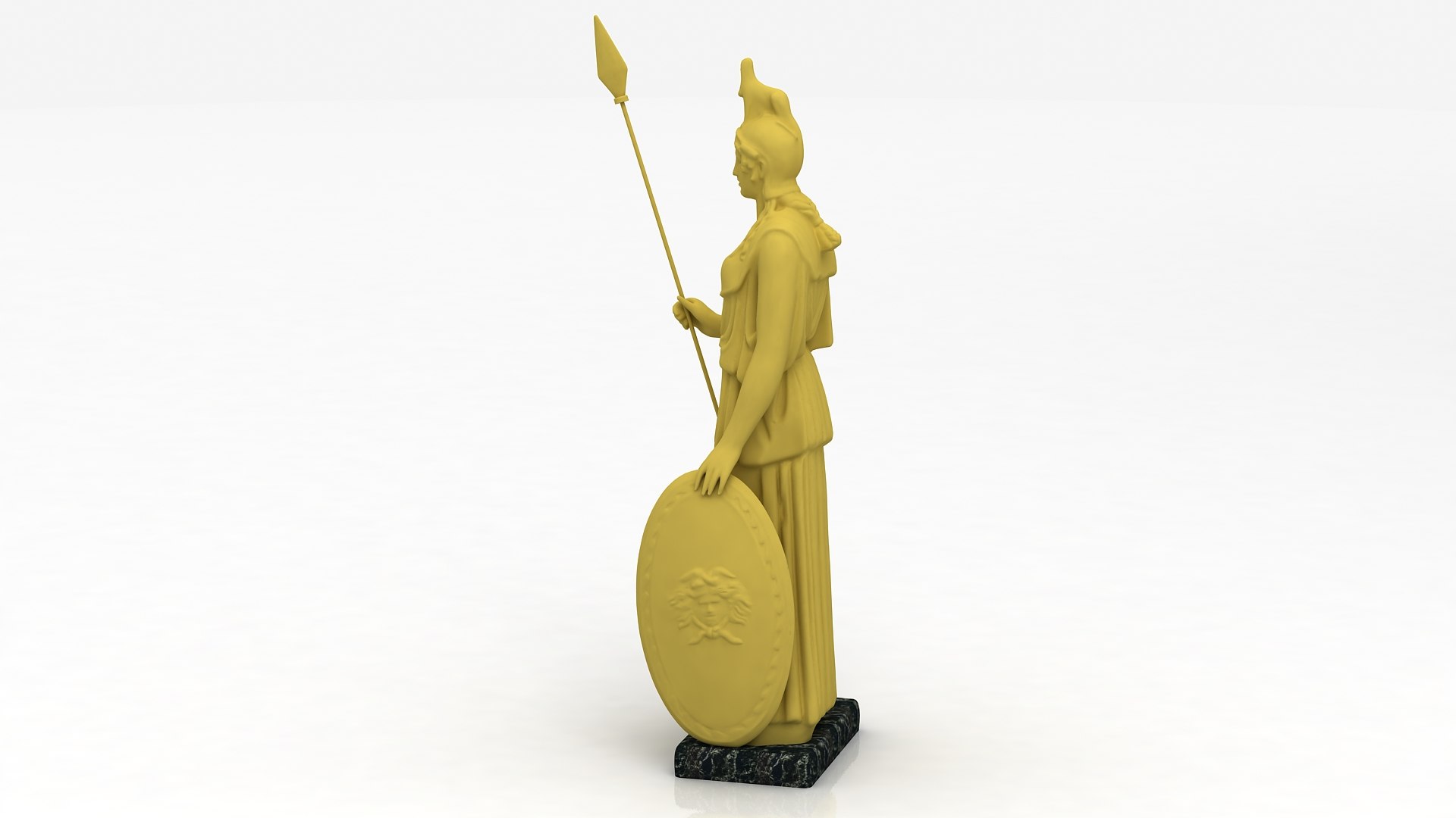 3D Athena's Statue model - TurboSquid 1906583