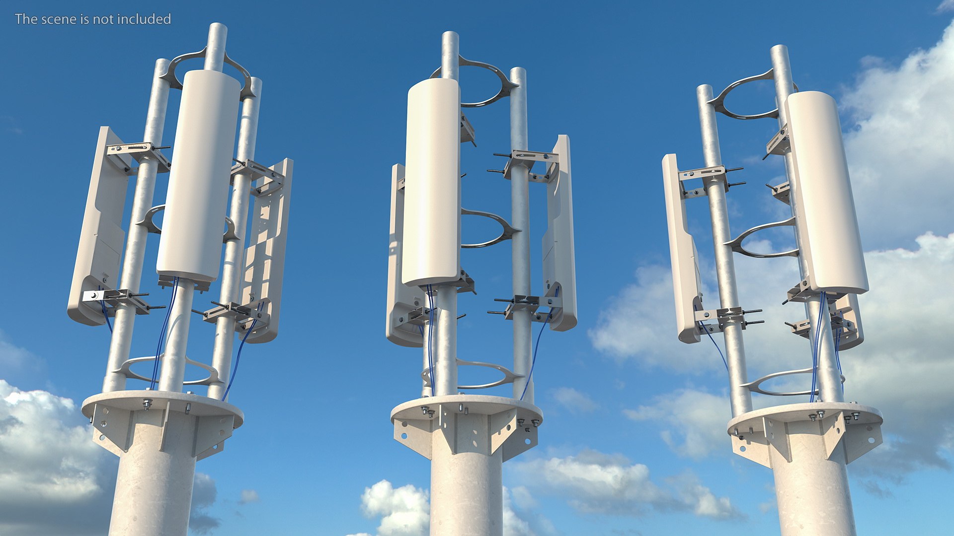 3D model dual polarization sector antenna - TurboSquid 1633912