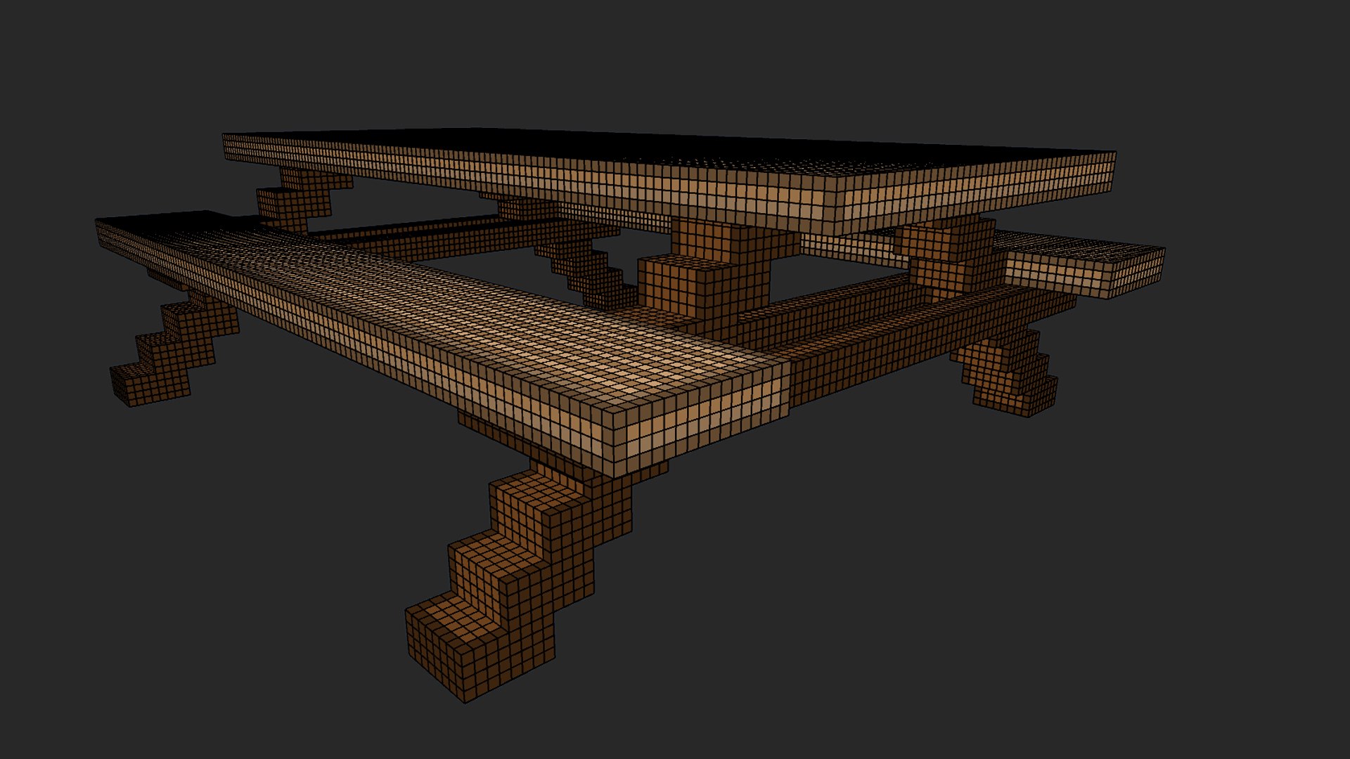 3D model Outdoor table - TurboSquid 1834698