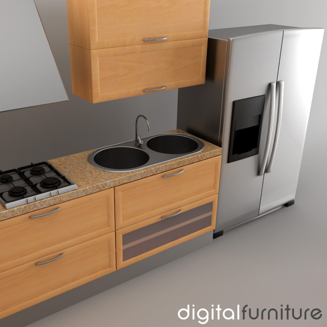 kitchen furniture dxf