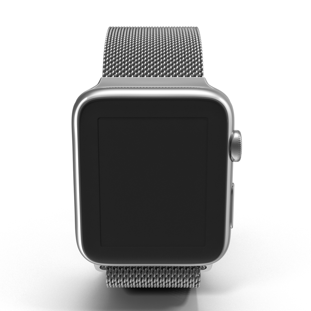 apple watch modeled 3d model