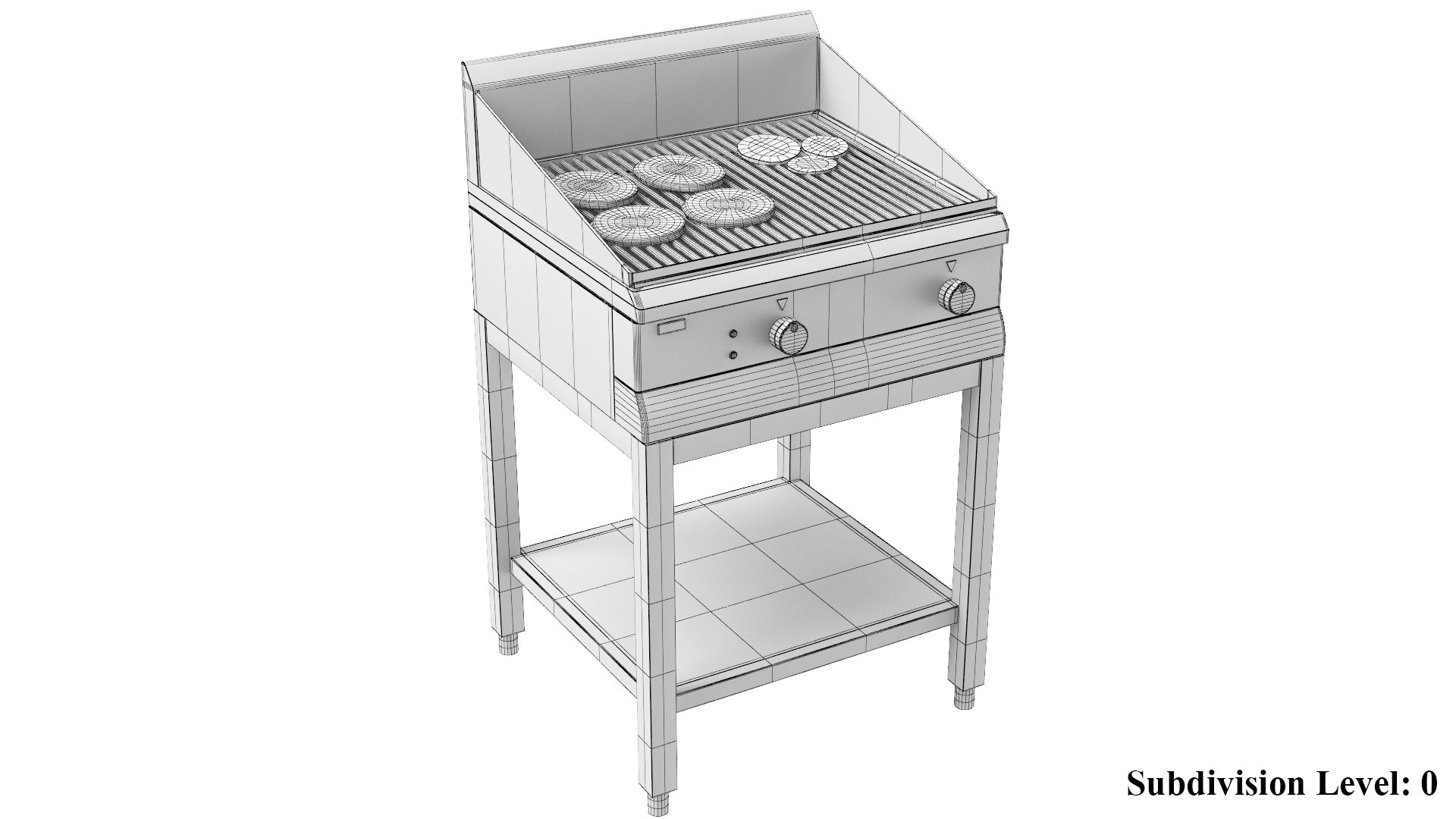 Grill Modeled Model - TurboSquid 1510366
