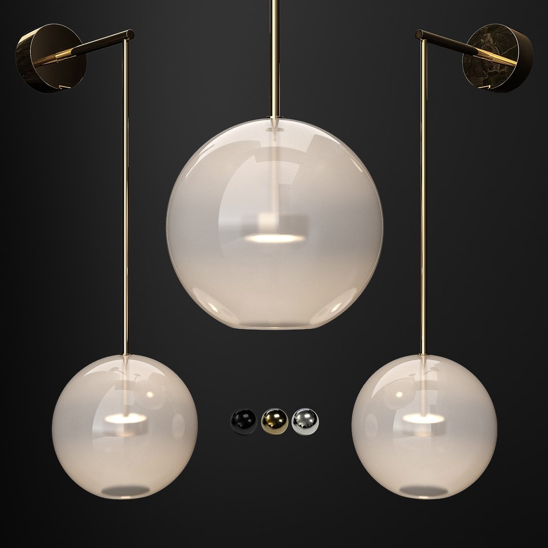 Wall Bolle Vertical Long 3D Model - TurboSquid 1506114