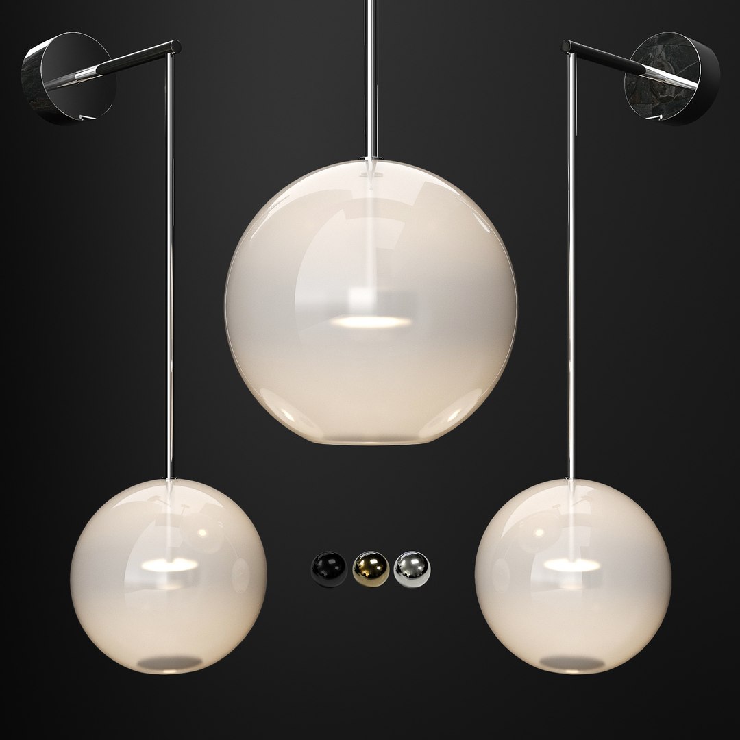 Wall Bolle Vertical Long 3D Model - TurboSquid 1506114