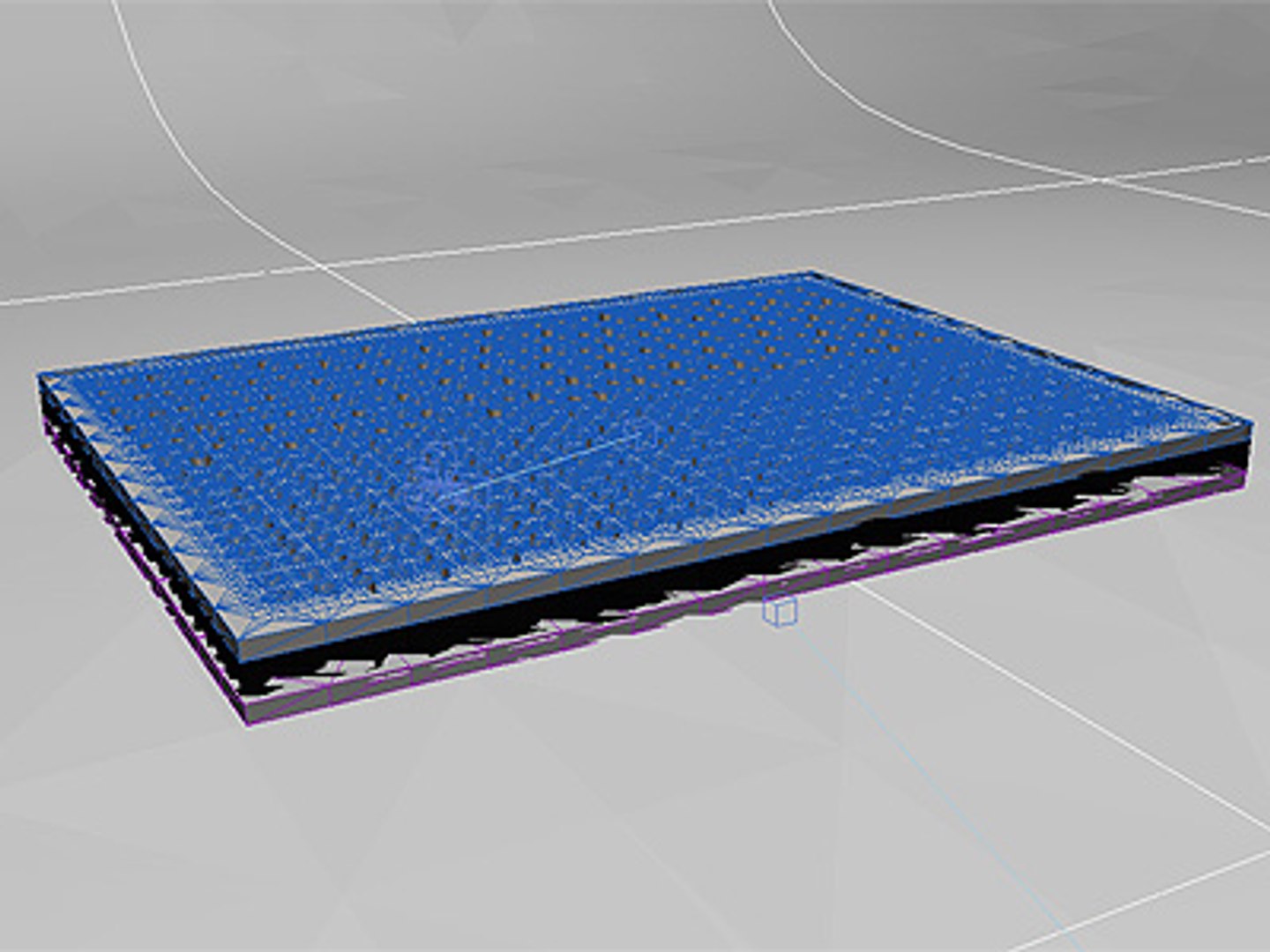 Composite Laboratory Bread Board 3d Model