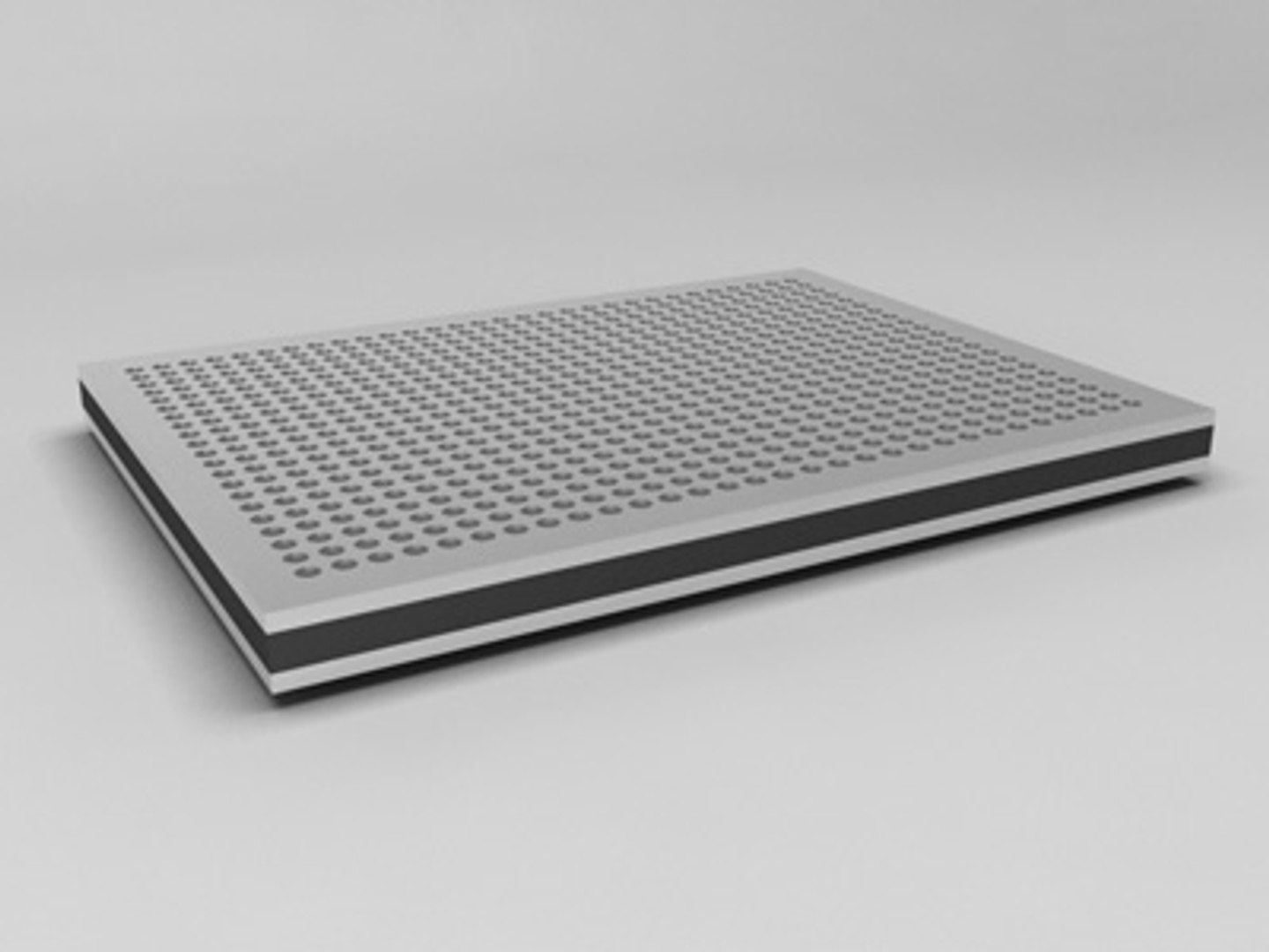 Composite Laboratory Bread Board 3d Model