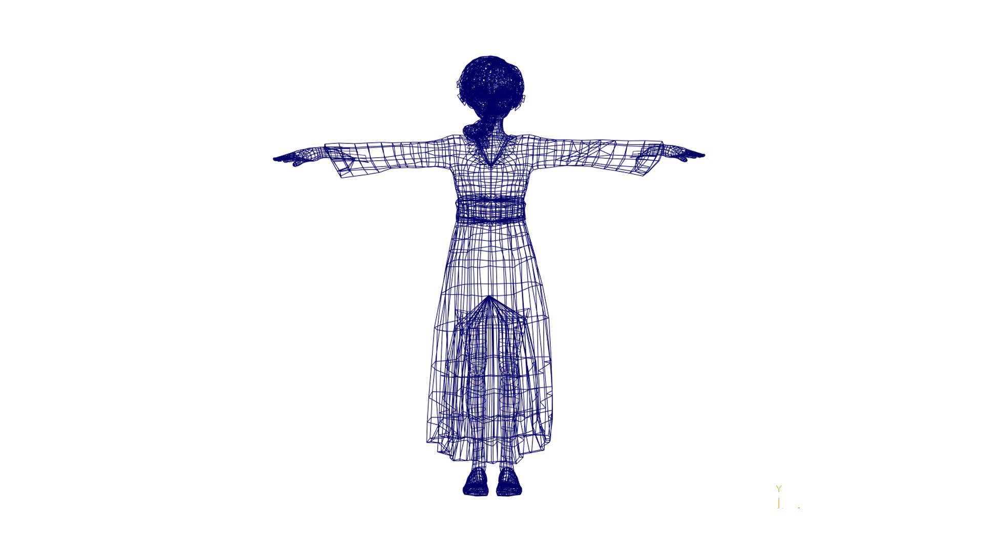 3D Model Woman With Glass - TurboSquid 1902325