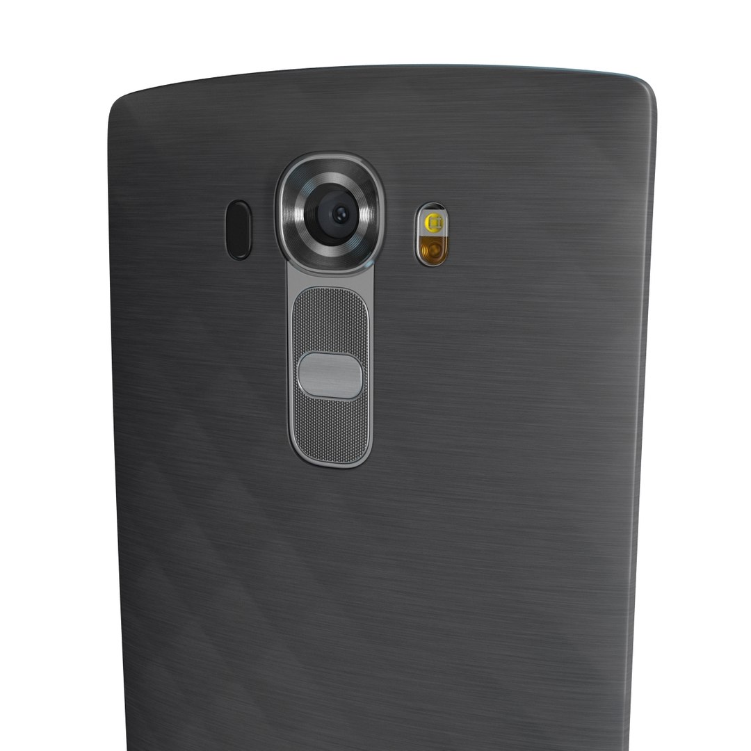 3d Model Of Lg G4 Metallic Gray