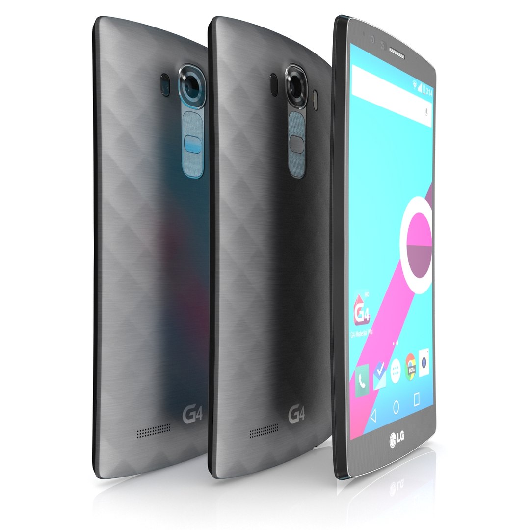 3d Model Of Lg G4 Metallic Gray