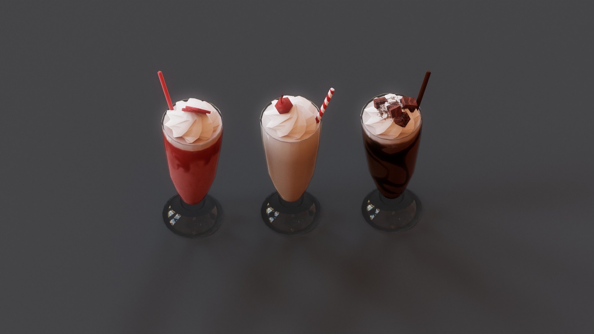 Milkshake 3D model - TurboSquid 1439911