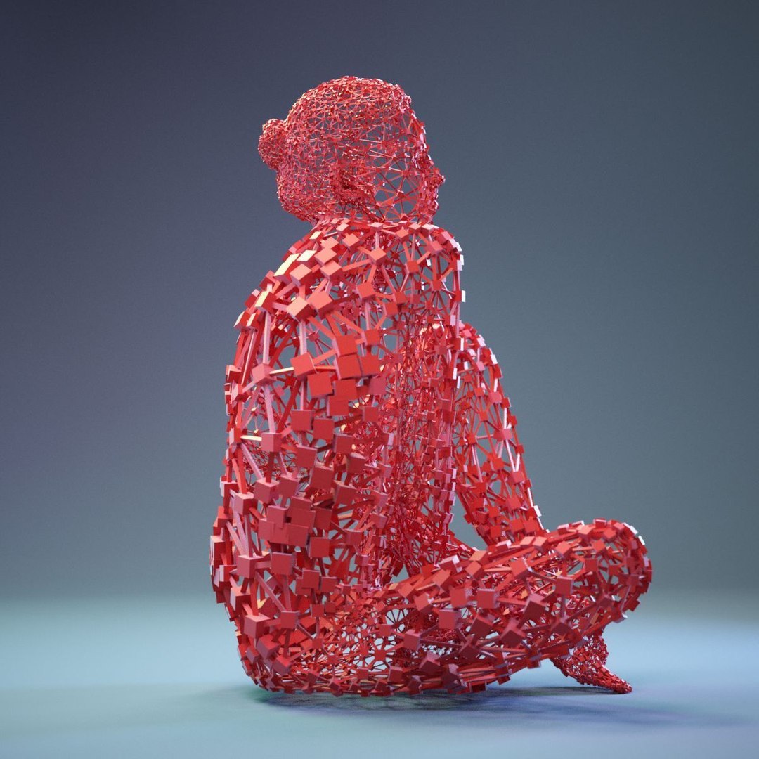 3D Abstract Cubist Model - TurboSquid 1399552