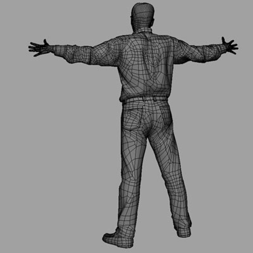 John Realistic Male Body Scan 3d Model