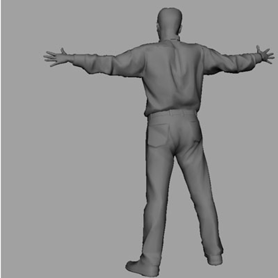 John Realistic Male Body Scan 3d Model