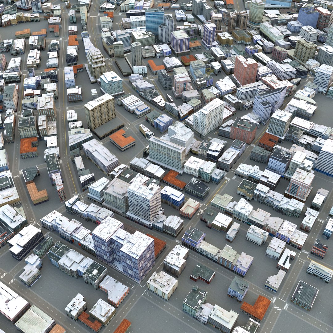 3D City 115 Model - TurboSquid 2333448