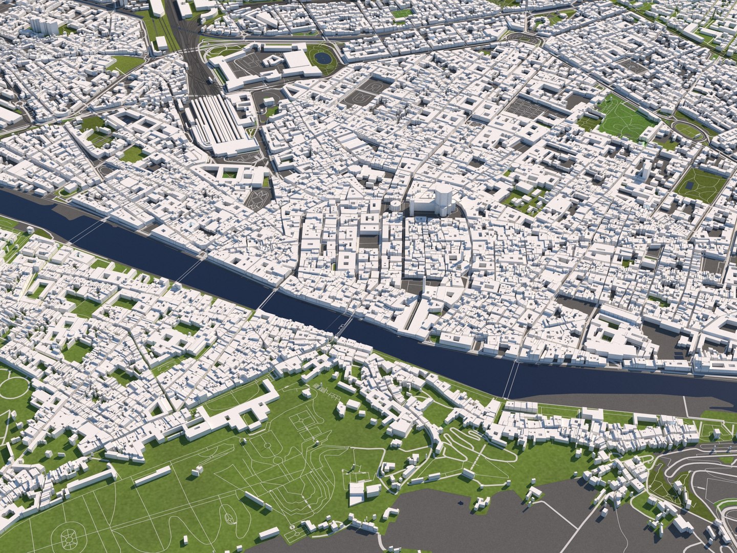 3D Buildings Houses Maps - TurboSquid 1517514