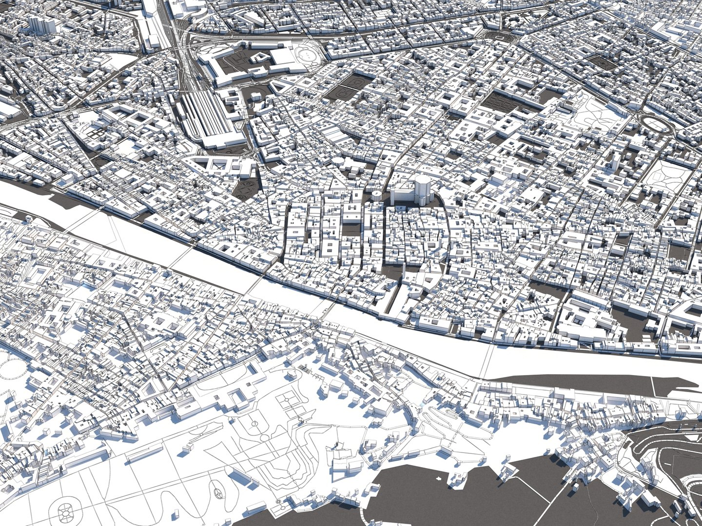 3D Buildings Houses Maps - TurboSquid 1517514