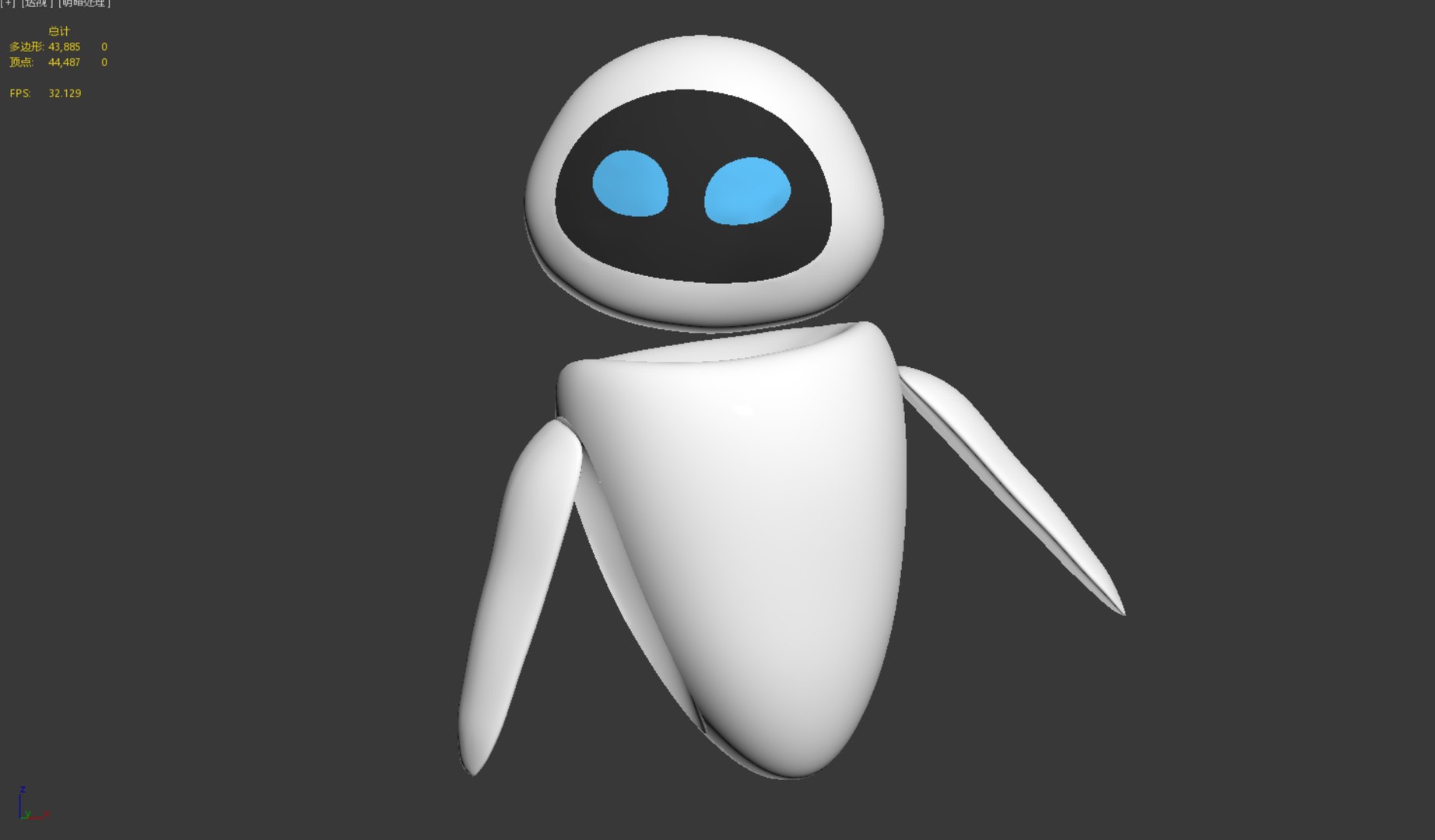 Eve robot 3D model - TurboSquid 2045539