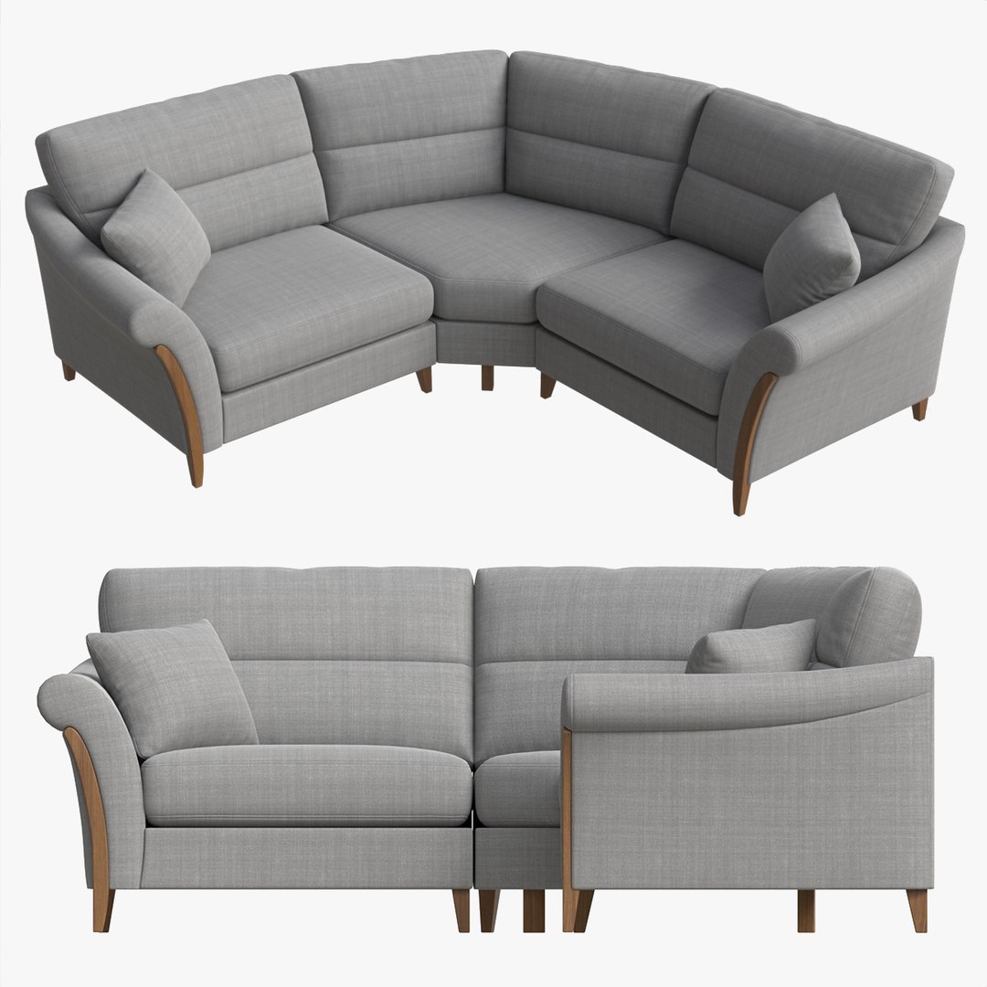3D Model Module Corner Sofa Ercol Trieste 01 - TurboSquid 2011135