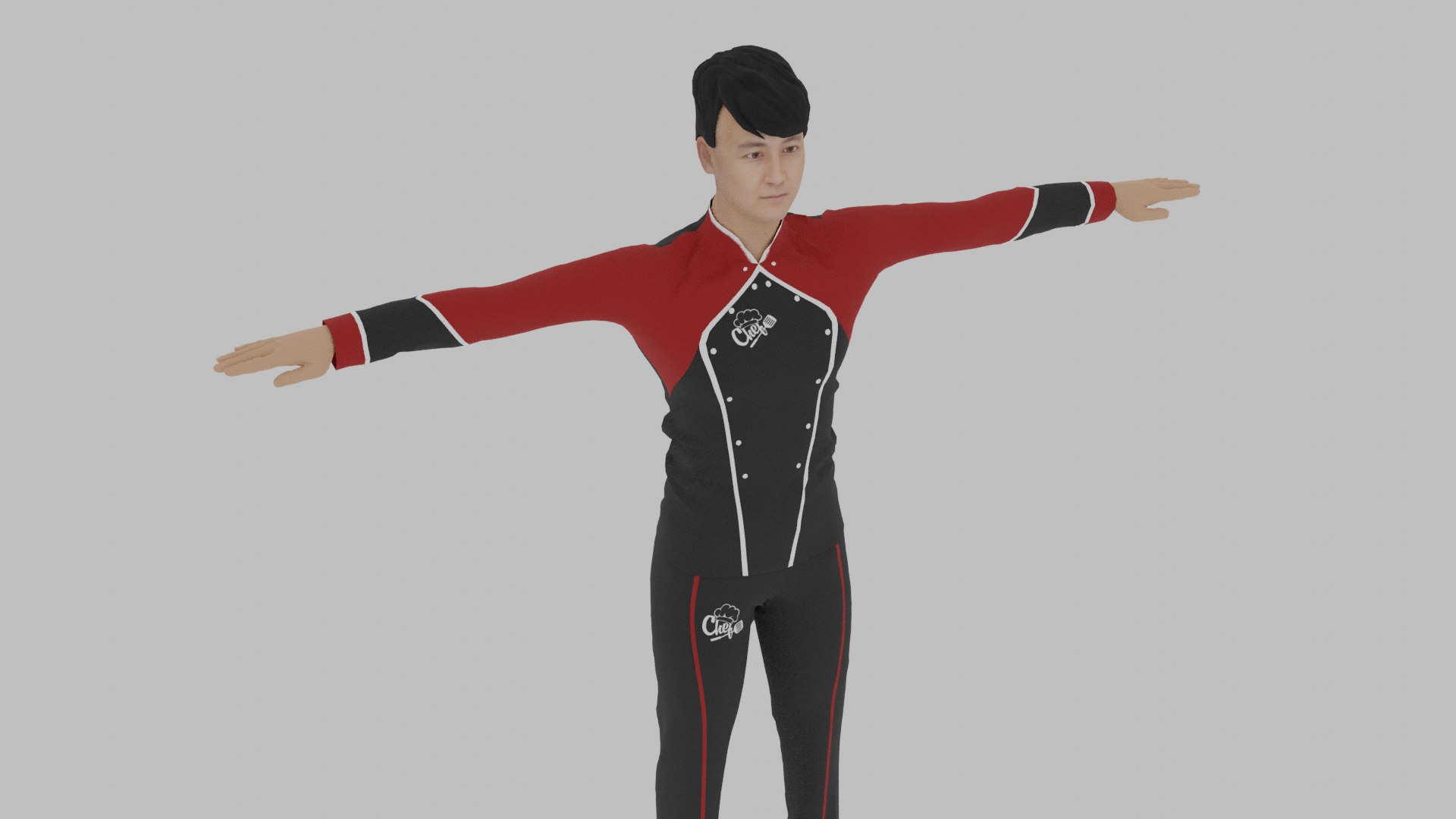 3D Model Chef Cook Man - TurboSquid 2020613