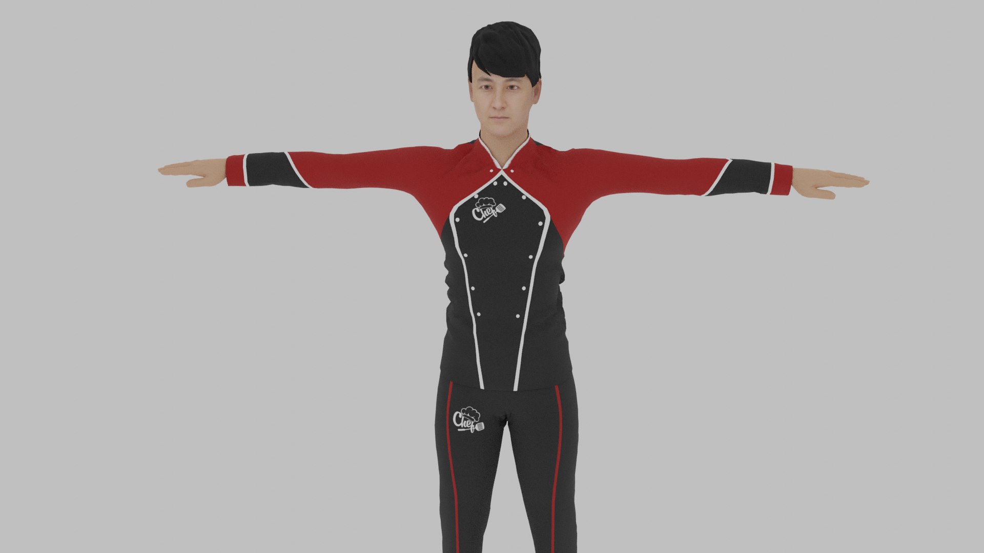 3D Model Chef Cook Man - TurboSquid 2020613