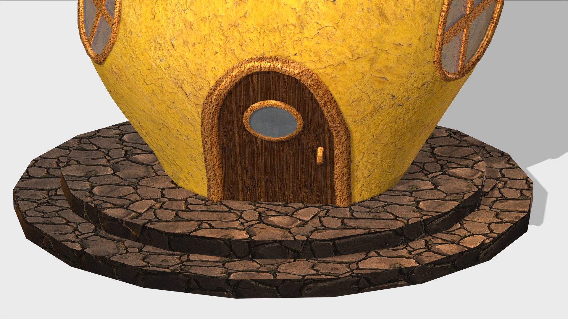 Free 3D Cartoon Turnip House - TurboSquid 1442829