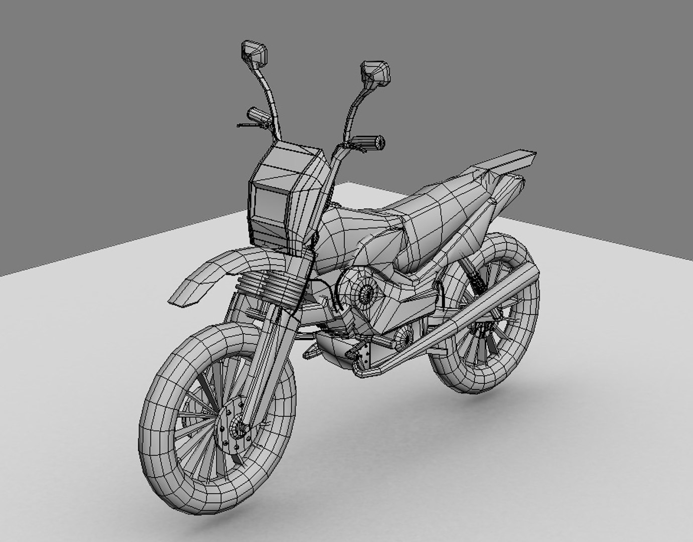 Sports Bike 3d Model