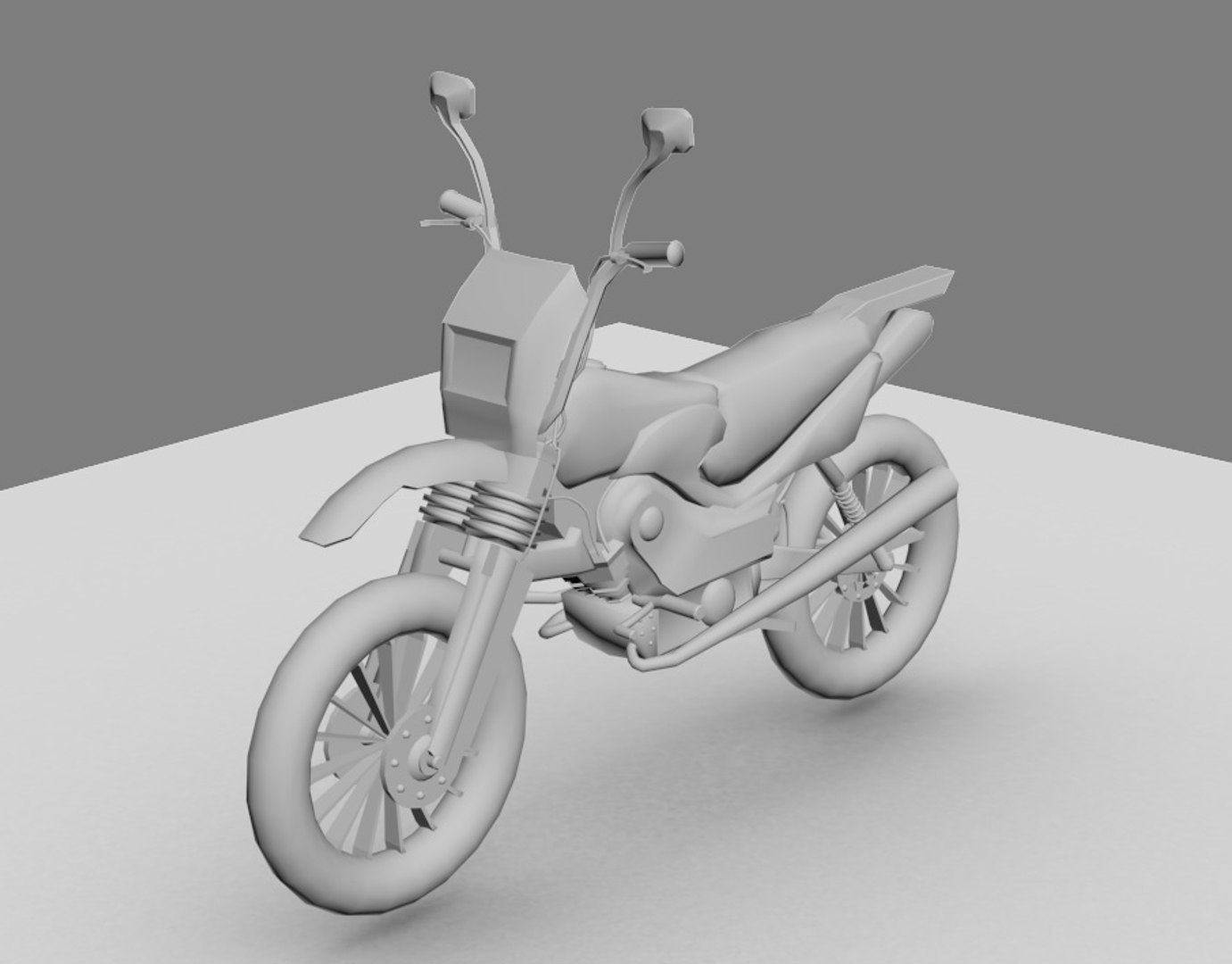 Sports Bike 3d Model