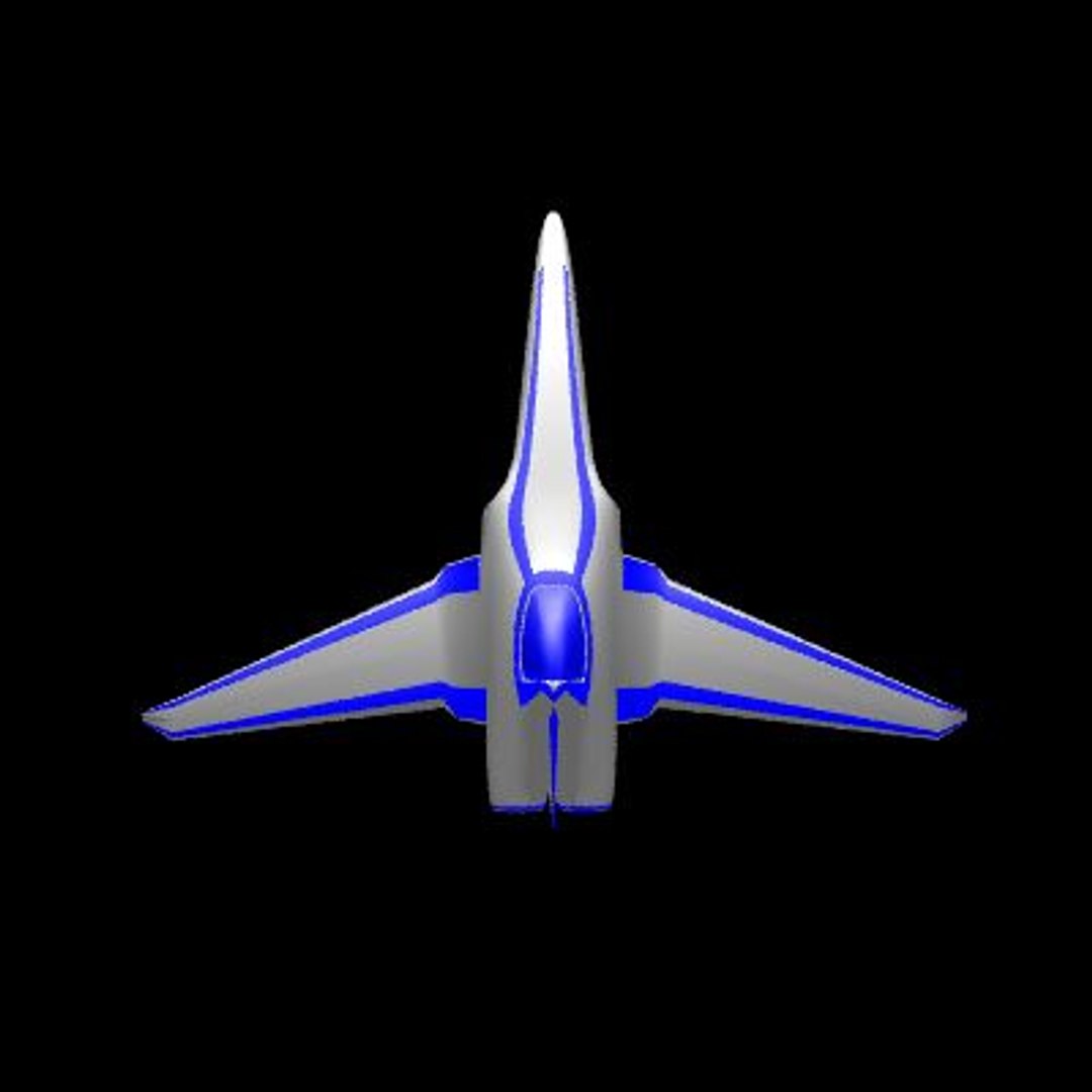 3d Intruder Space Fighter Model