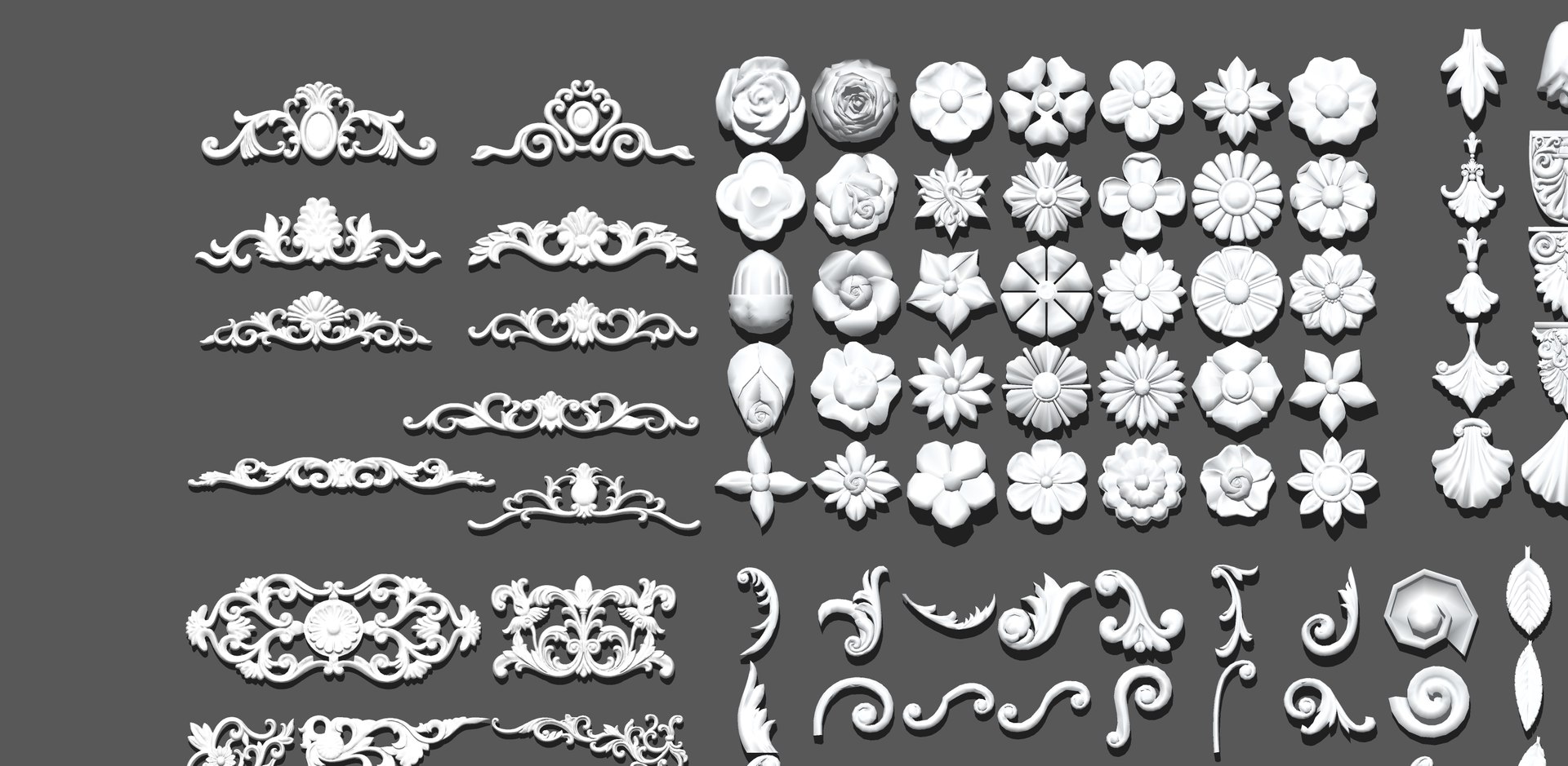 3D European Architecture Construction Carving And Carving - TurboSquid ...