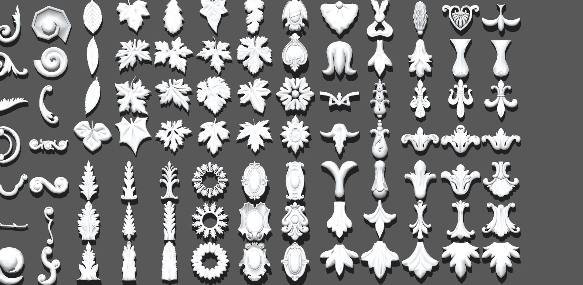 3D European Architecture Construction Carving And Carving - TurboSquid ...