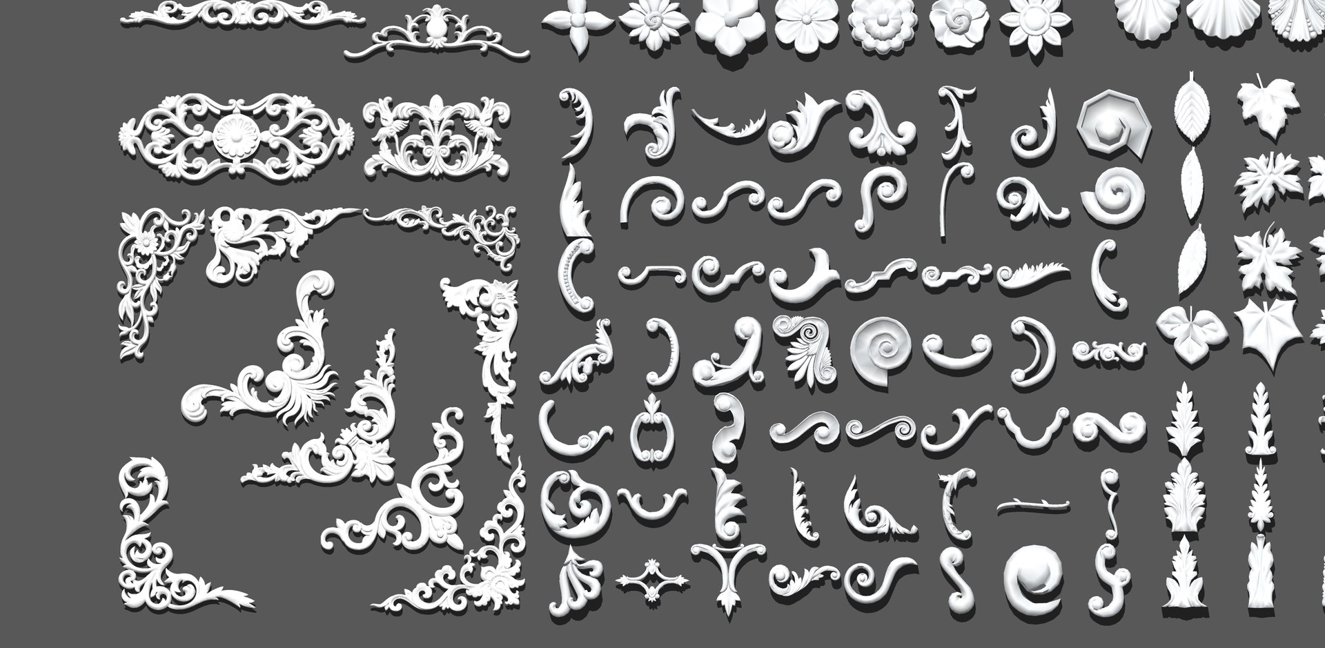 3D European Architecture Construction Carving And Carving - TurboSquid ...