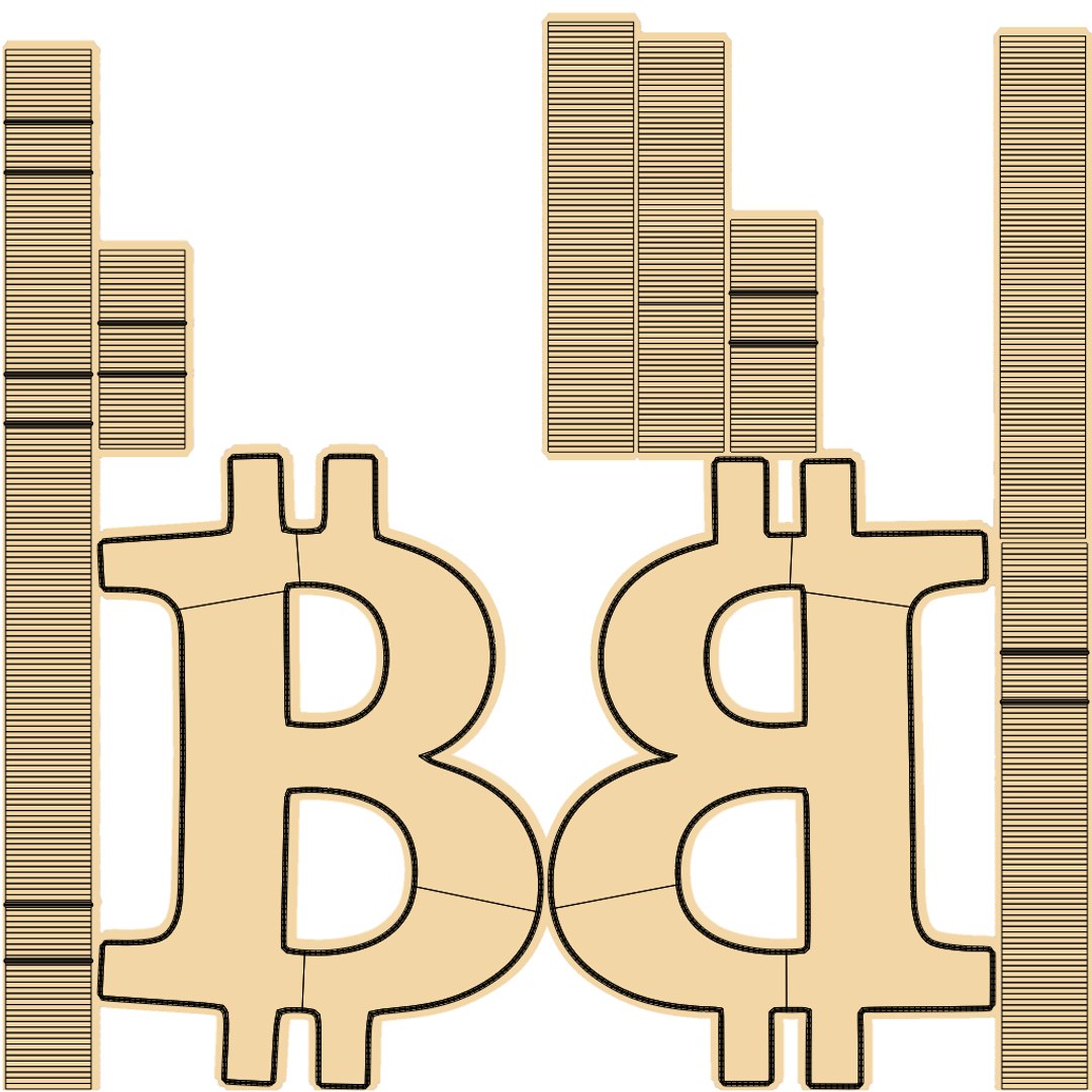 3D Model Bitcoin Crypto Currency Symbol 3D Model - TurboSquid 2202339