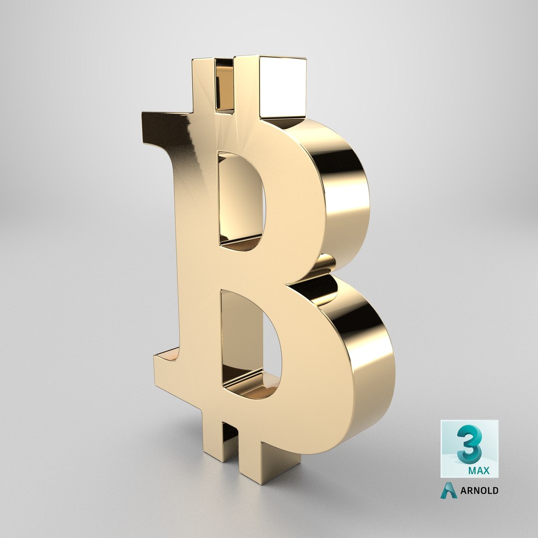 3D Model Bitcoin Crypto Currency Symbol 3D Model - TurboSquid 2202339