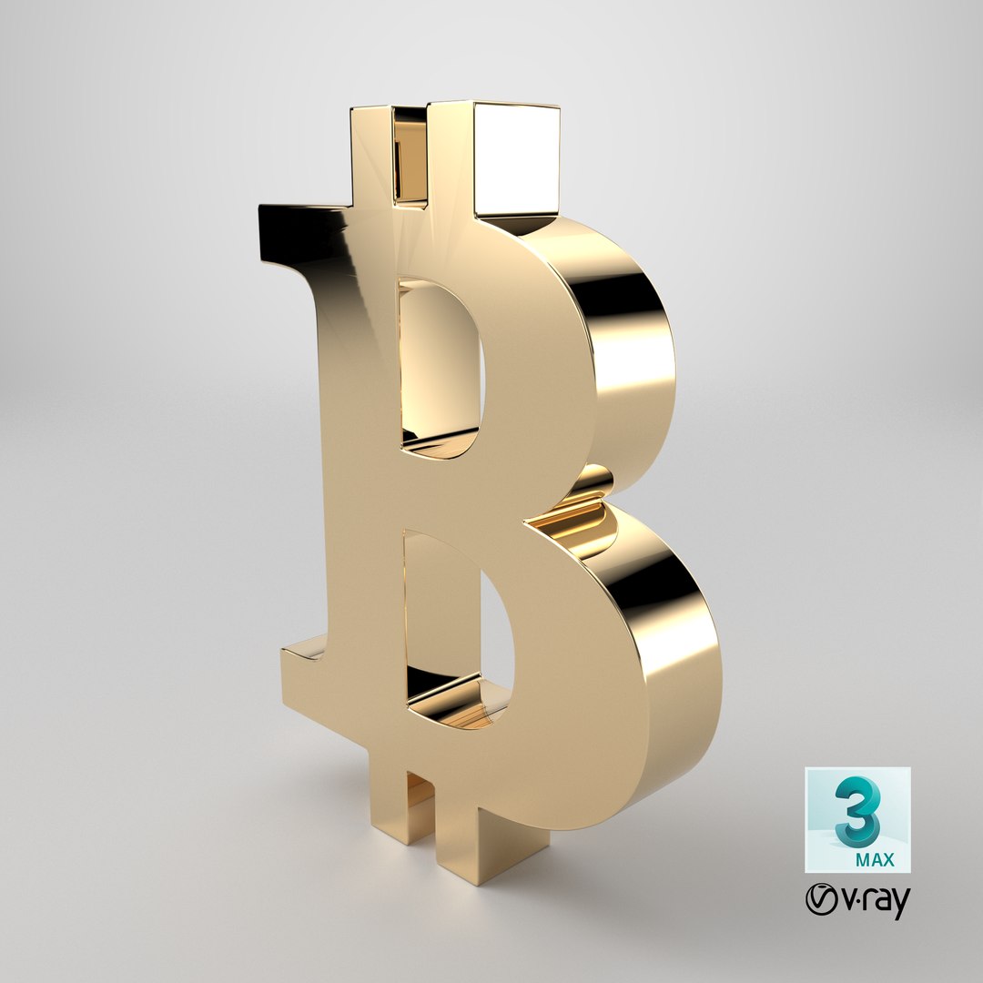 3D Model Bitcoin Crypto Currency Symbol 3D Model - TurboSquid 2202339