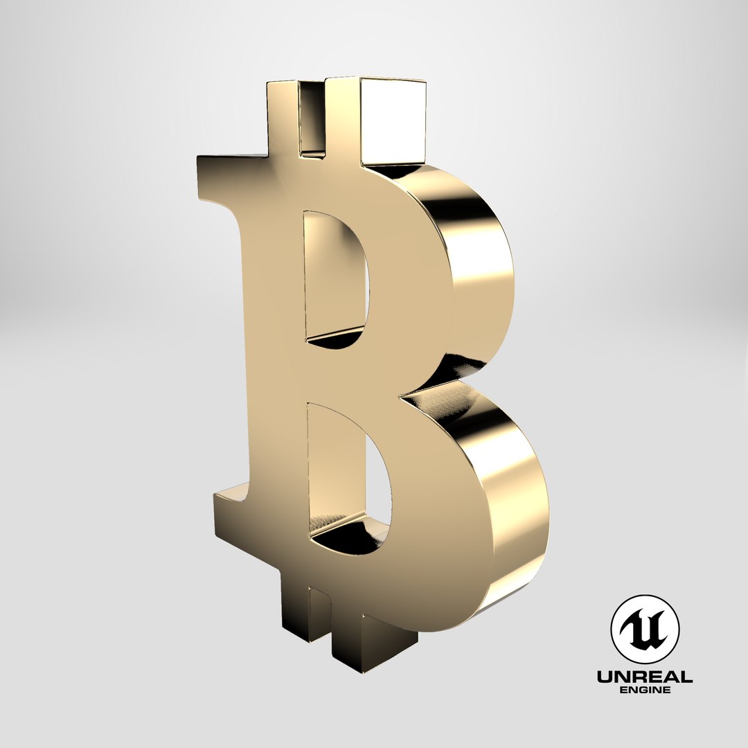 3D Model Bitcoin Crypto Currency Symbol 3D Model - TurboSquid 2202339