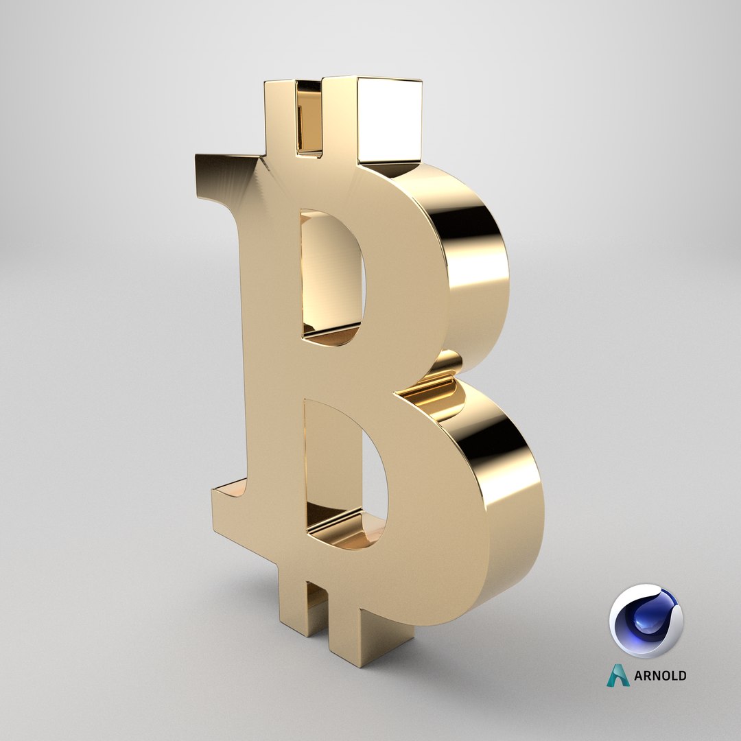 3D Model Bitcoin Crypto Currency Symbol 3D Model - TurboSquid 2202339