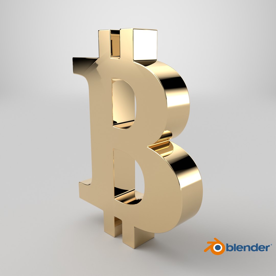 3D Model Bitcoin Crypto Currency Symbol 3D Model - TurboSquid 2202339