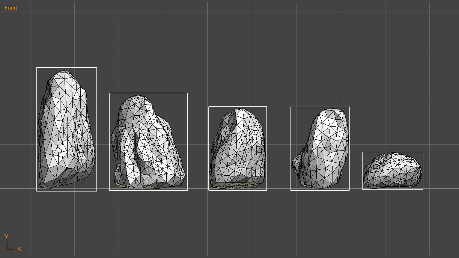 Free Base Rocks Combo 3D - TurboSquid 1989504