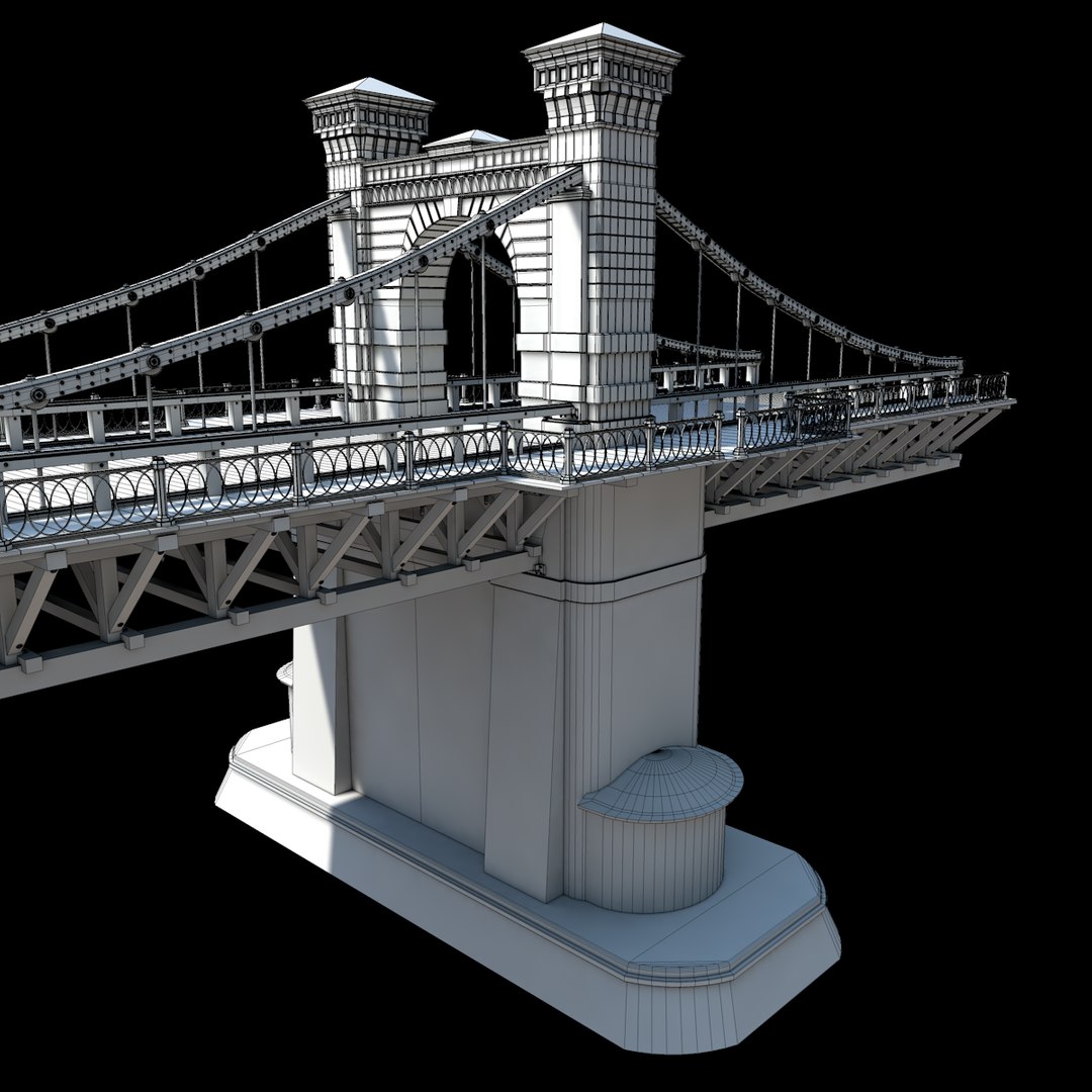 3d Model Of Bridge Nicholas Chain