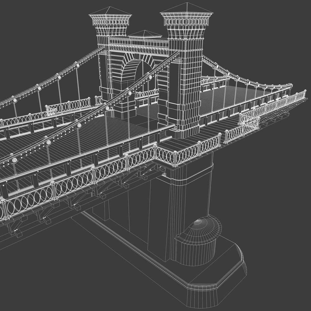 3d Model Of Bridge Nicholas Chain