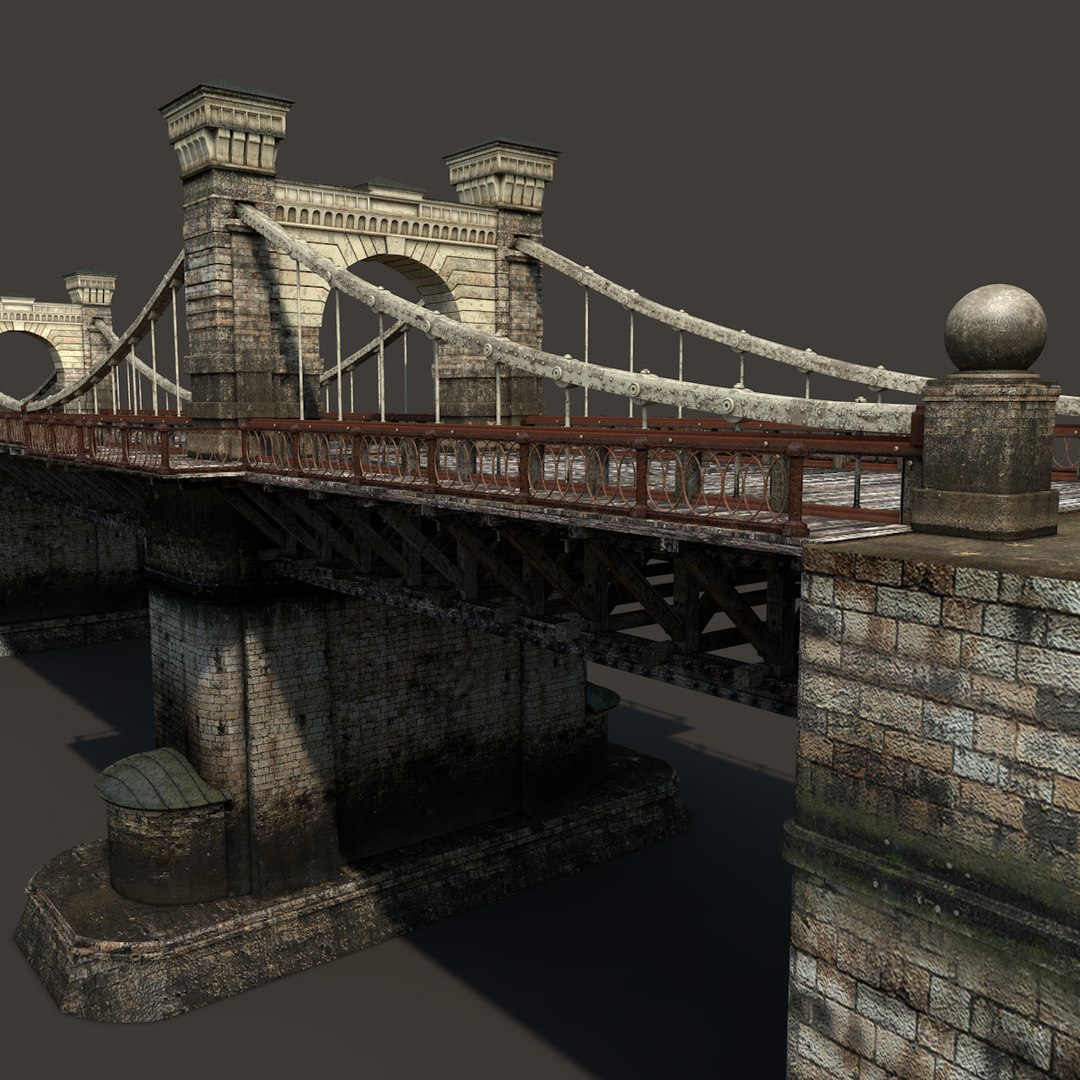 3d Model Of Bridge Nicholas Chain