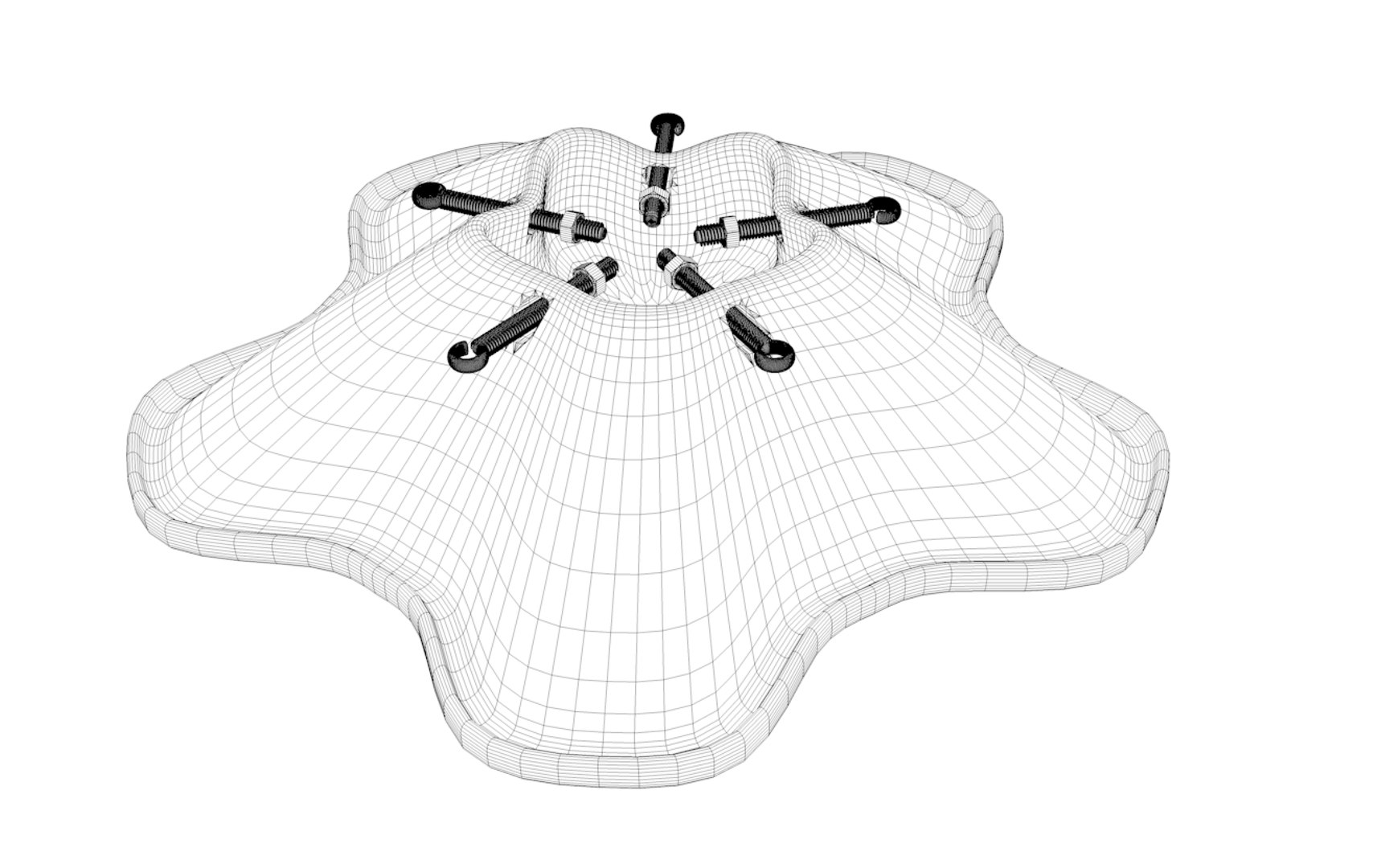Christmas tree stand 3D model - TurboSquid 1344695