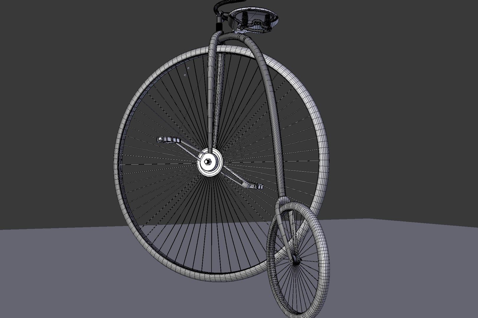 Boneshaker Vintage Bicycle 3D Model - TurboSquid 2126229