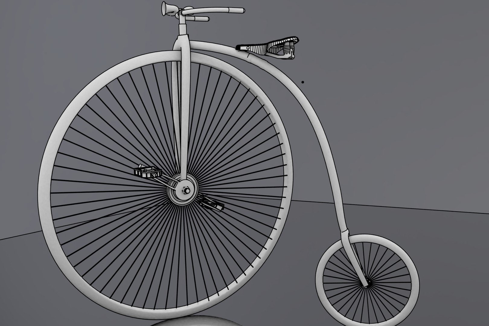 Boneshaker Vintage Bicycle 3D Model - TurboSquid 2126229
