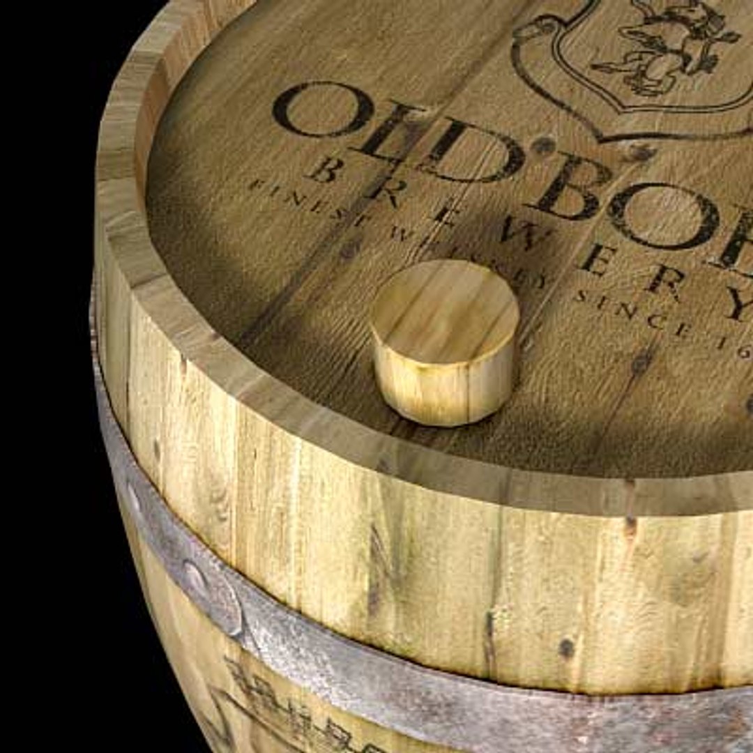 Wine Cask 3d Max